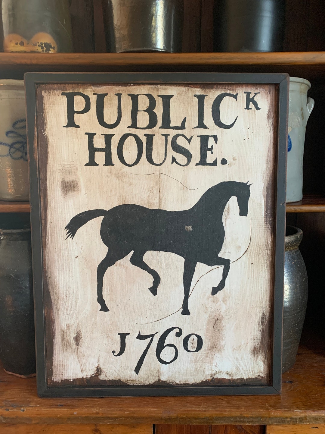 Primitive, Early American, Colonial , Wooden Tavern Sign MADE TO ORDER ...