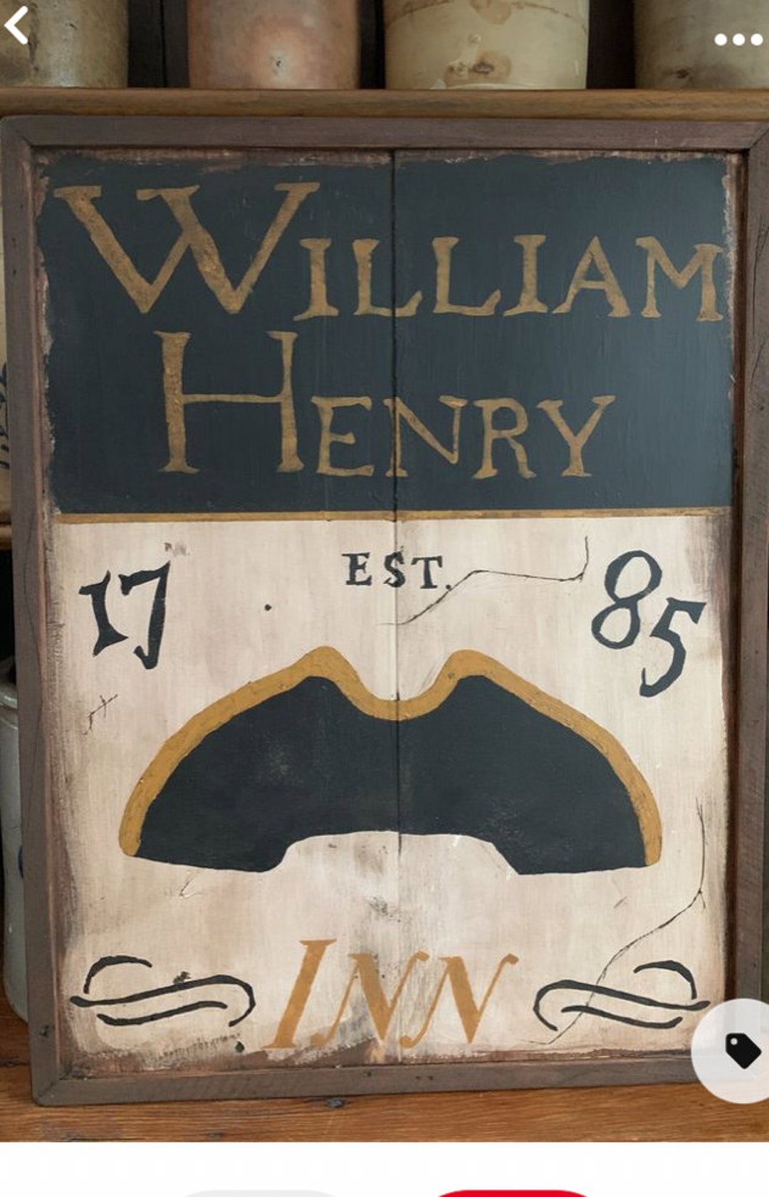 Primitive, Colonial, Wooden, Tavern Sign - Etsy
