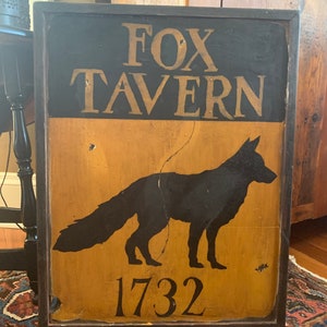 Primitive, Colonial, Early American Tavern Sign - Etsy