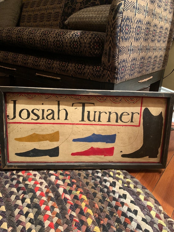 Primitive Colonial Early American Wooden Trade Sign - Etsy