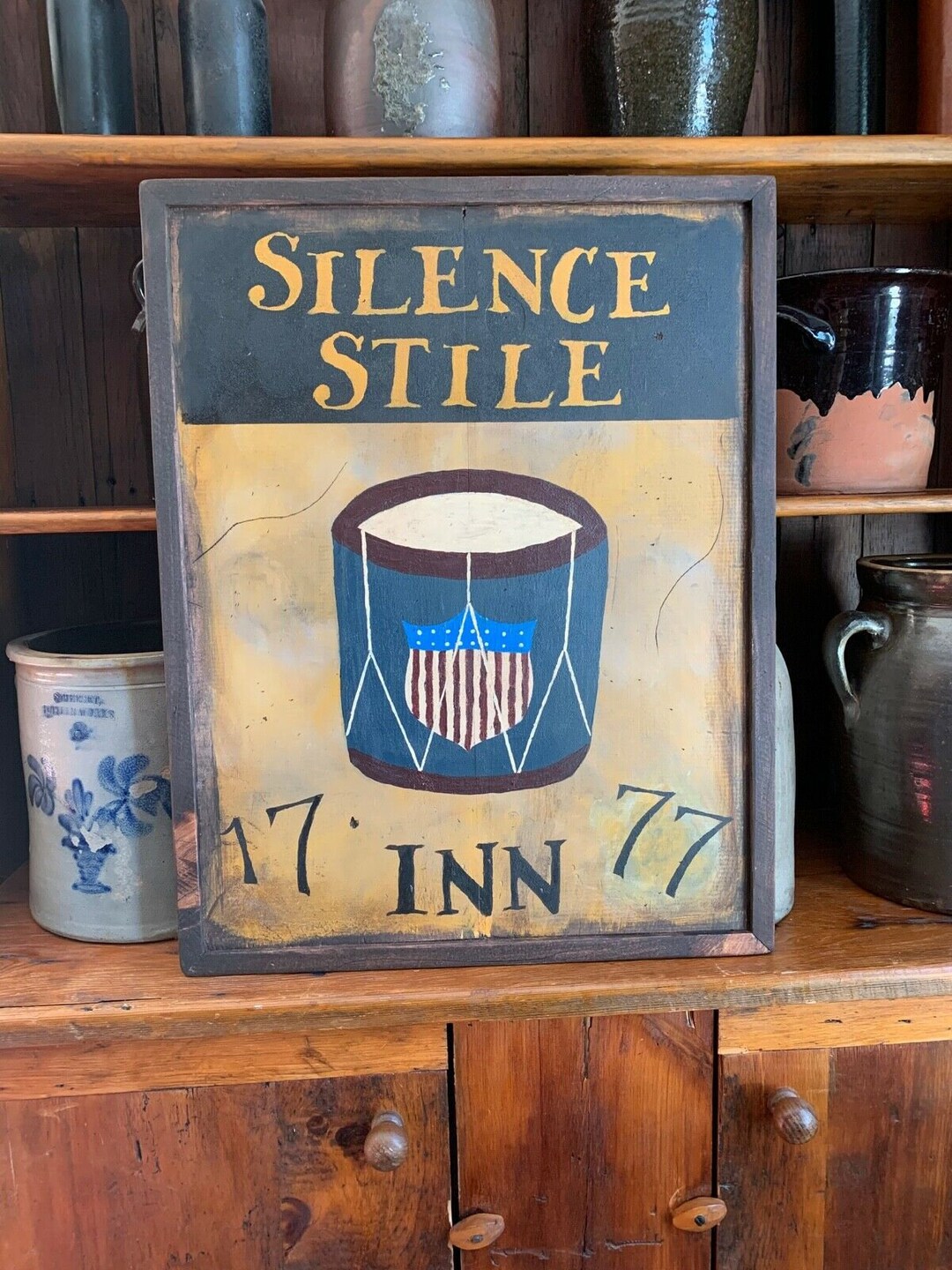 Primitive, Colonial, Wooden, Tavern Sign - Etsy