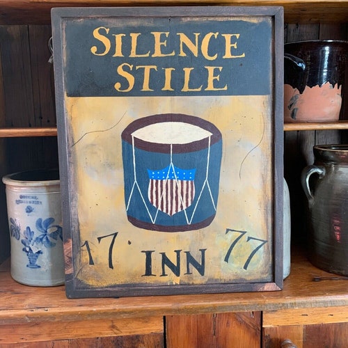 Primitive Colonial Wooden Tavern Sign MADE TO ORDER - Etsy