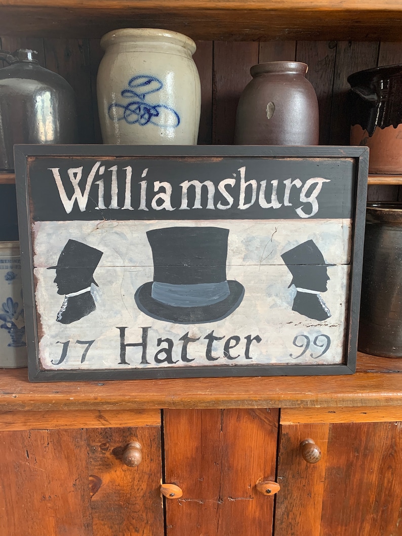 Primitive Colonial Early American Wooden Tavern Sign - Etsy