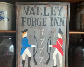 Primitive Colonial Early American Wood Tavern Sign - Etsy