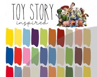 Toy Story Procreate Color Palette Bundle | Color Swatches | Instant ...