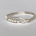 Pure Sterling Silver Fidget Ring Spinner / Meditation Ring / Calming ...