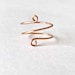 Set of Toe Rings / Spiral Toe Rings / Copper Toe Rings / - Etsy