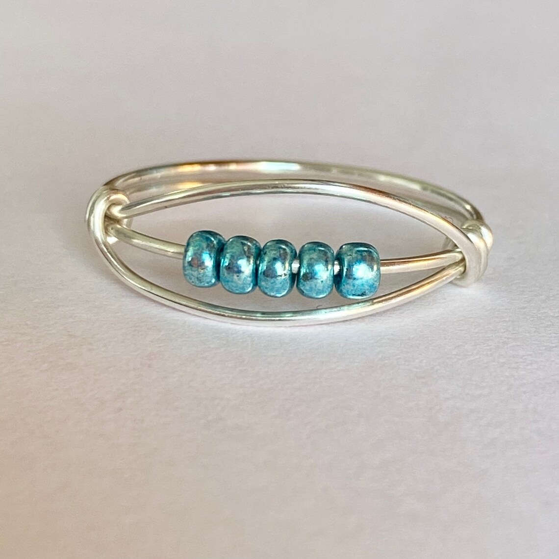 Custom Fidget Spinner Ring / Fidget Jewelry for Her / Fidget | Etsy