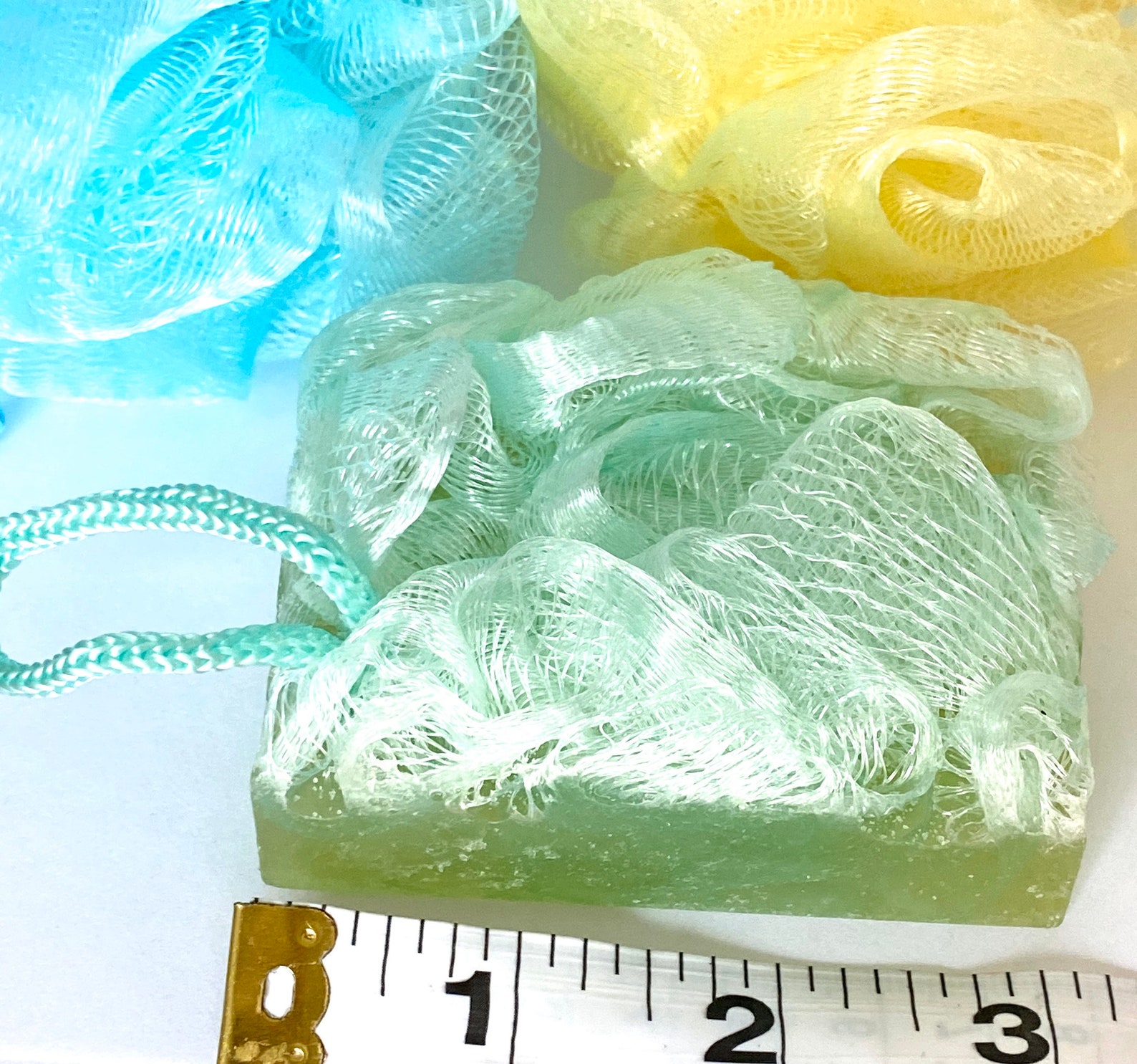 Loofah Soap Bars on a Rope / Loofah Soap / Soap on a Rope / Dye Free ...