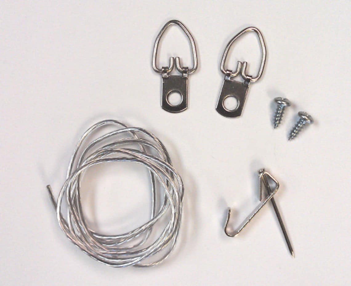 D-rings and Wire Hanging Hardware for Picture Frames - Etsy