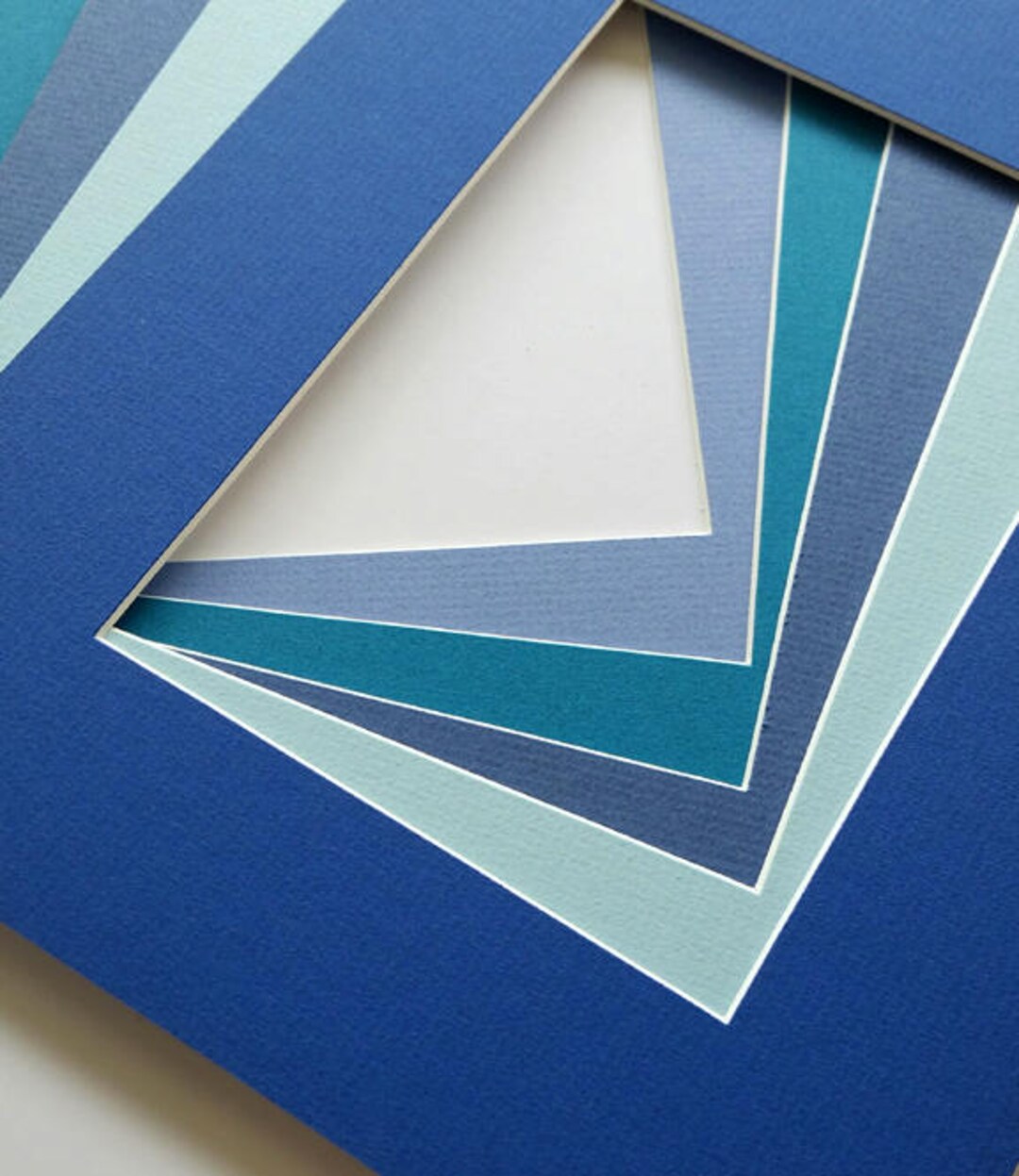 8x10 Assorted Blue Matting Single Mat Pack of 5 for Art - Etsy