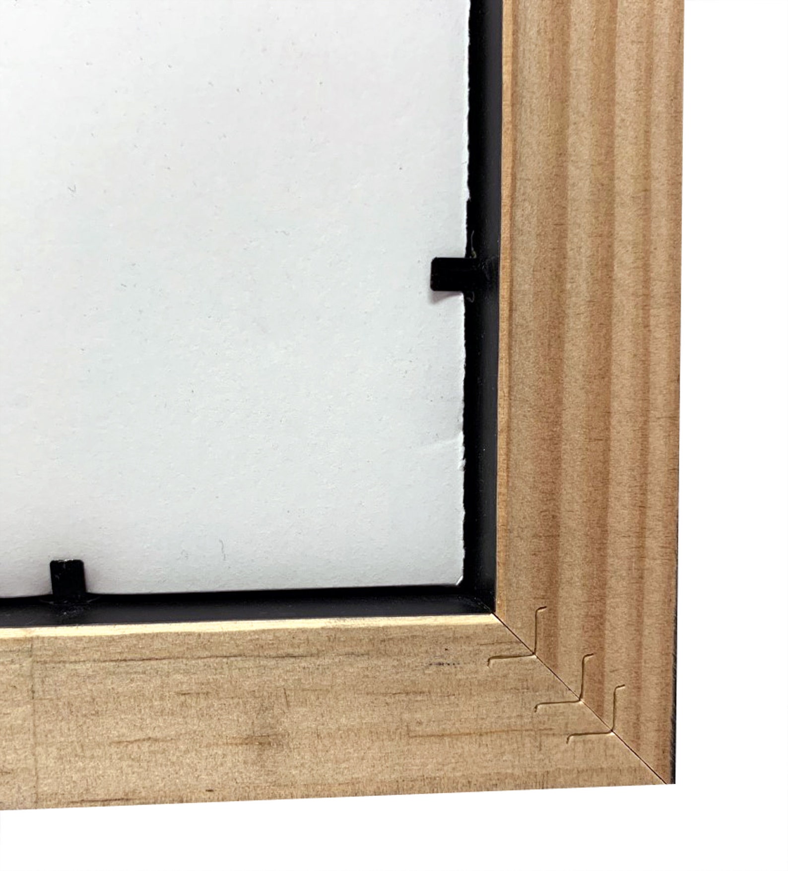 ACEO Picture Frame Thin Black Wood With Matting Fits Three - Etsy