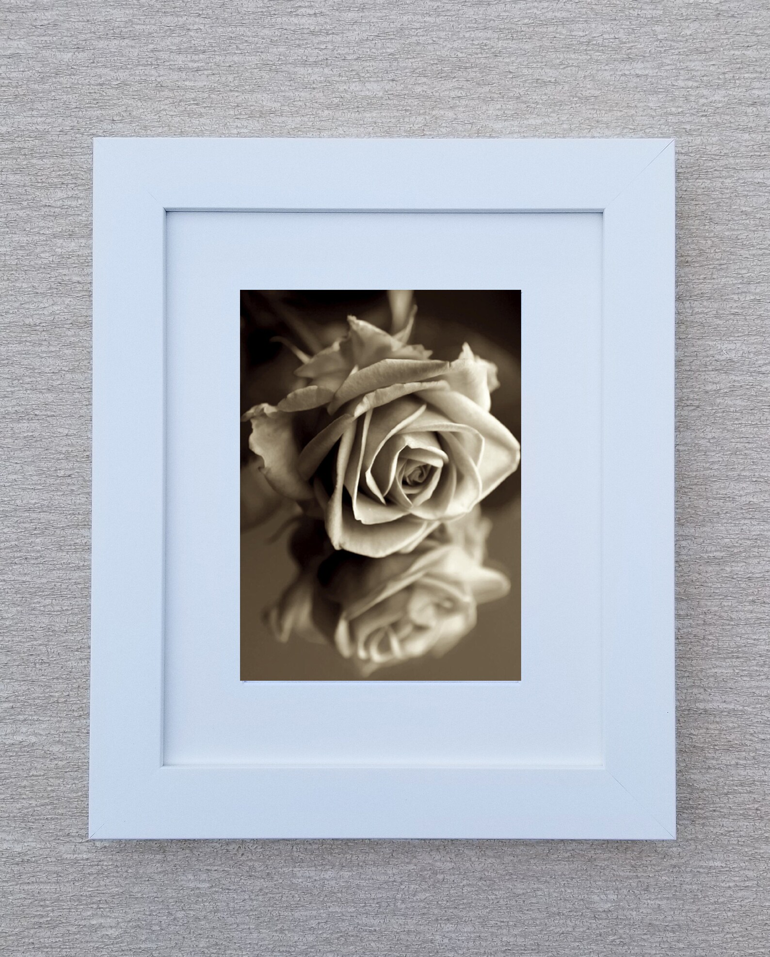 8x10 Wide Satin White Picture Frame Solid Wood 1 1/4 - Etsy