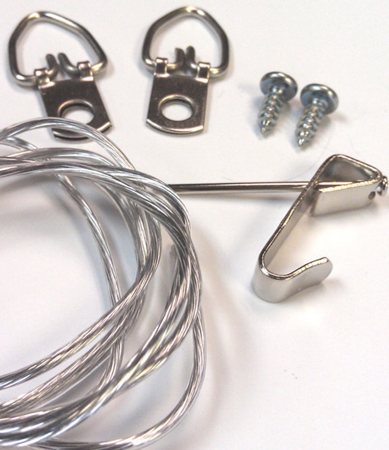 D-rings and Wire Hanging Hardware for Picture Frames - Etsy