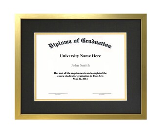 Handmade Diploma Frame for Diploma Size 8 1/2 X 11 - Etsy