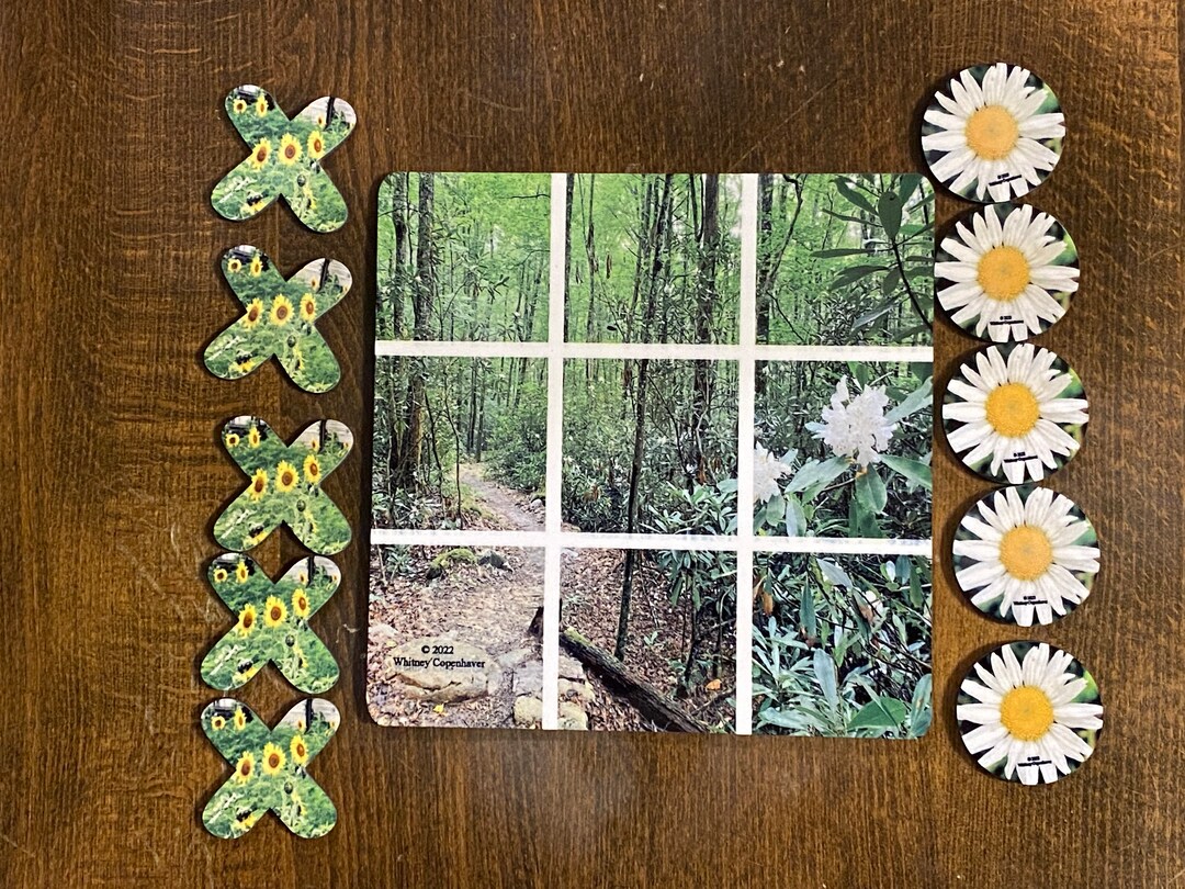 Photo Tic Tac Toe Games Flowers Rhododendron Sunflowers Daisy ...