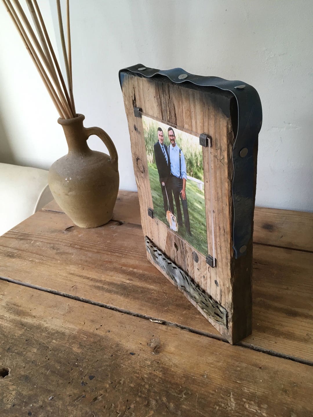 Handmade Wedding Photo Frame - Bespoke - Free Standing Photo Frame ...