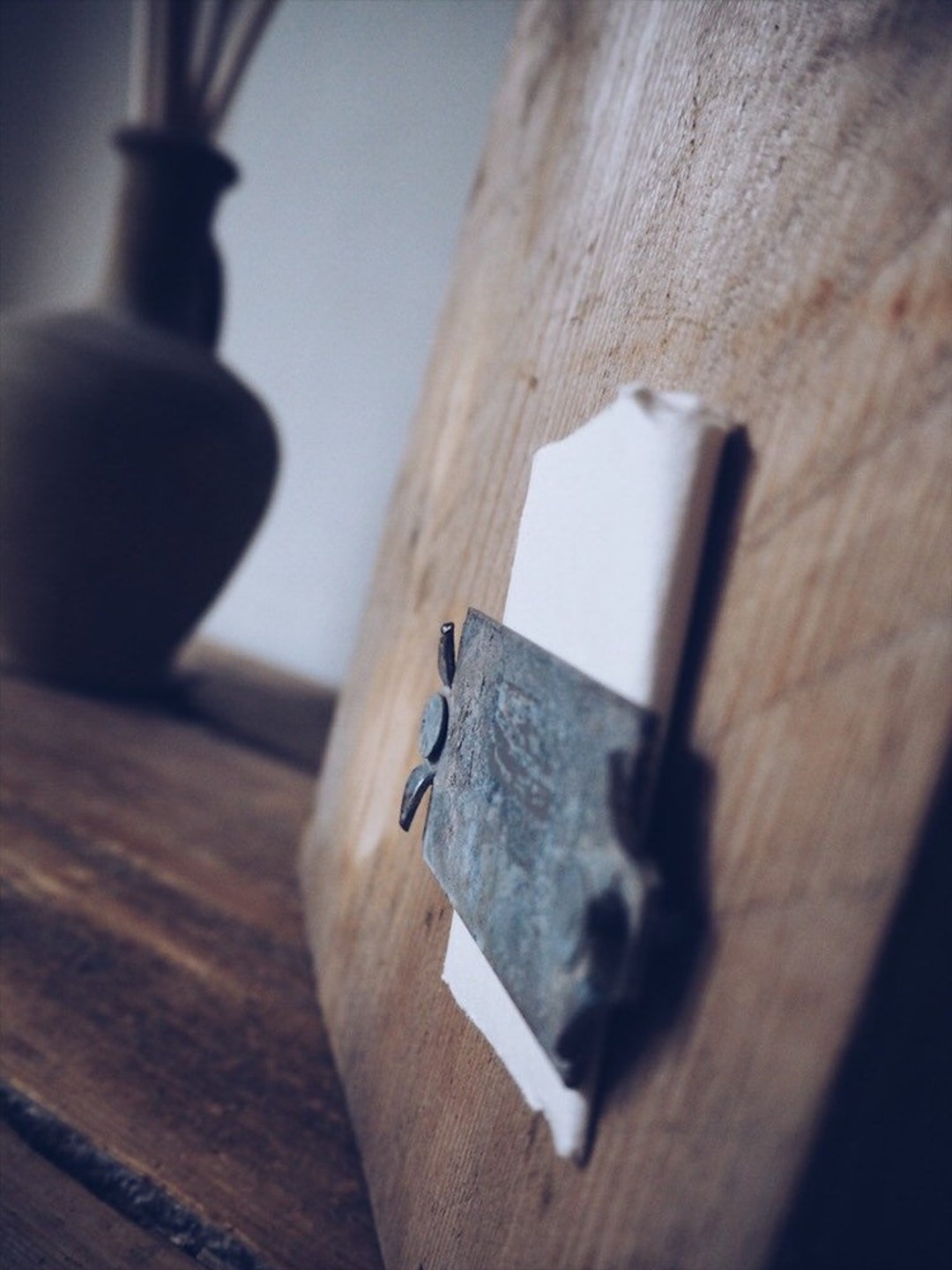 Note Holder - Wedding Photo Frame - Bespoke Industrial - Reclaimed Wood ...