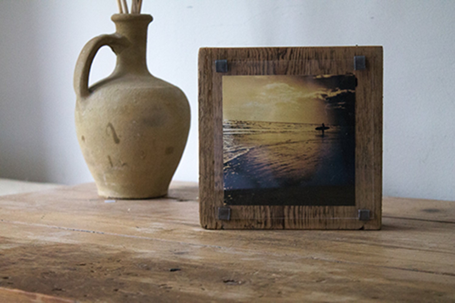 Surf Art - Gift for Surfers - Handmade Photo Frame - Reclaimed Wood ...