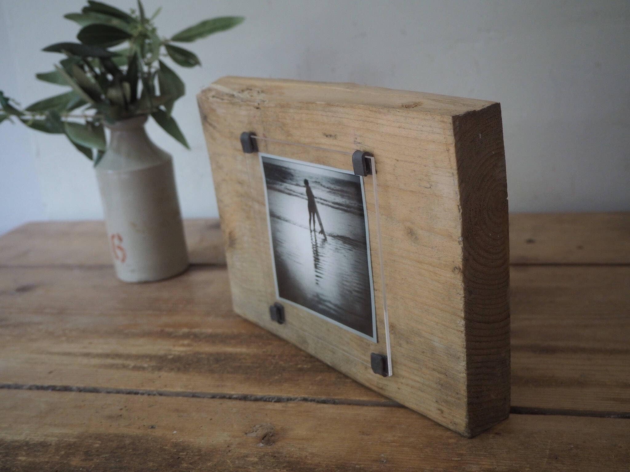 Reclaimed Wood Surf Photo Frame – Handmade Driftwood Decor - Etsy