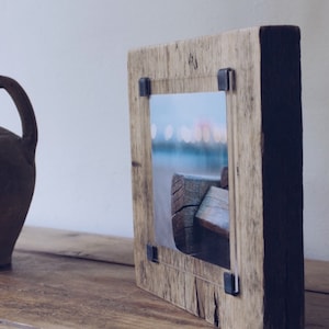 Handmade Photo Frame - Reclaimed Wood Frame - Rustic Photo Frame - One ...