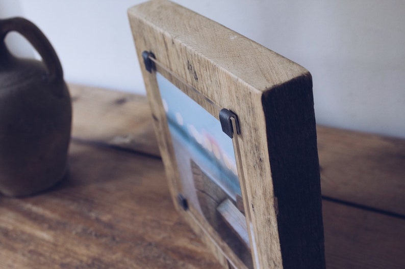 Handmade Photo Frame - Reclaimed Wood Frame - Rustic Photo Frame - One ...