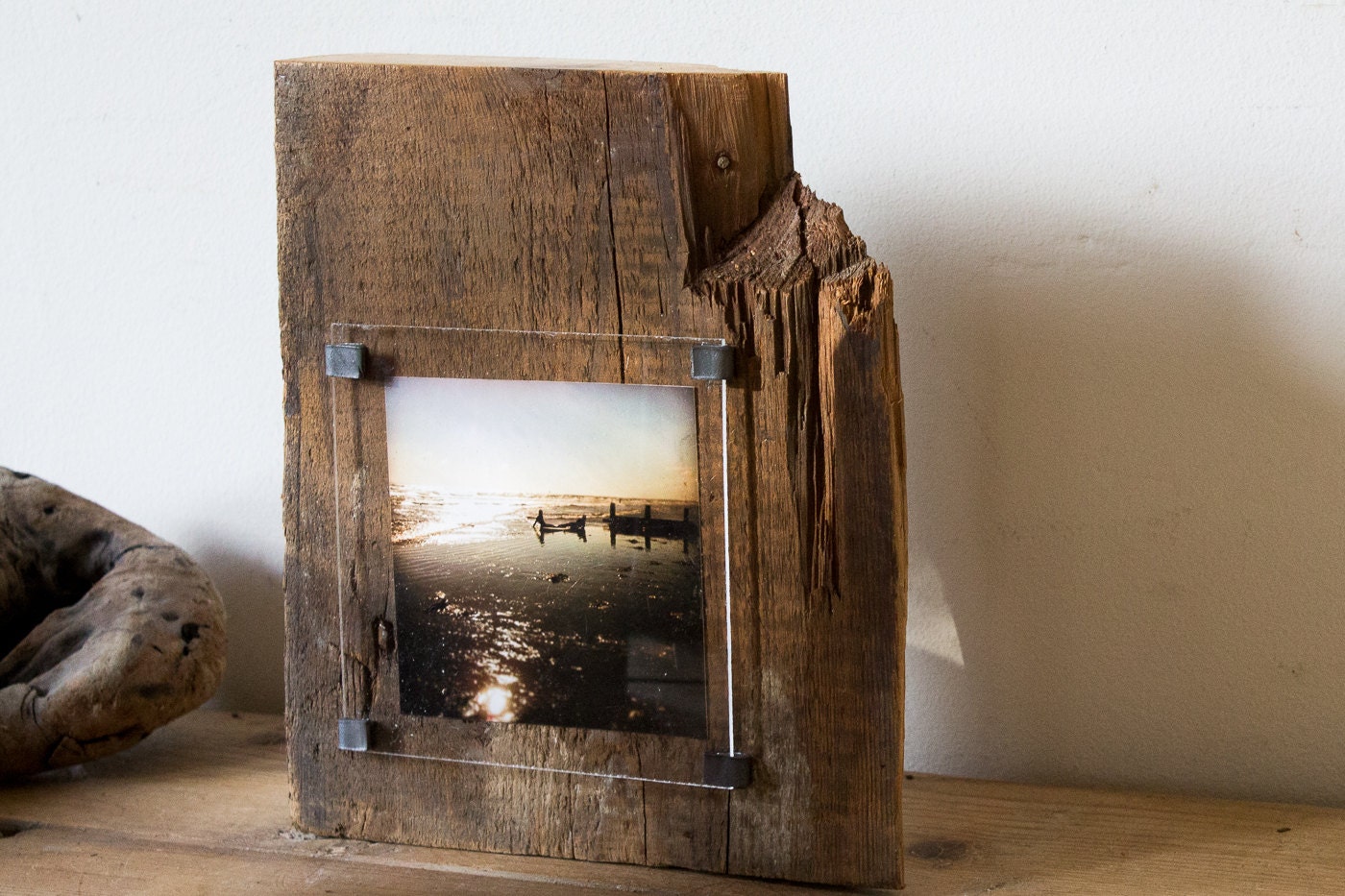 Surf Decor - Surf Photograph - Photo Frame - Reclaimed Wood - Surf Wood ...
