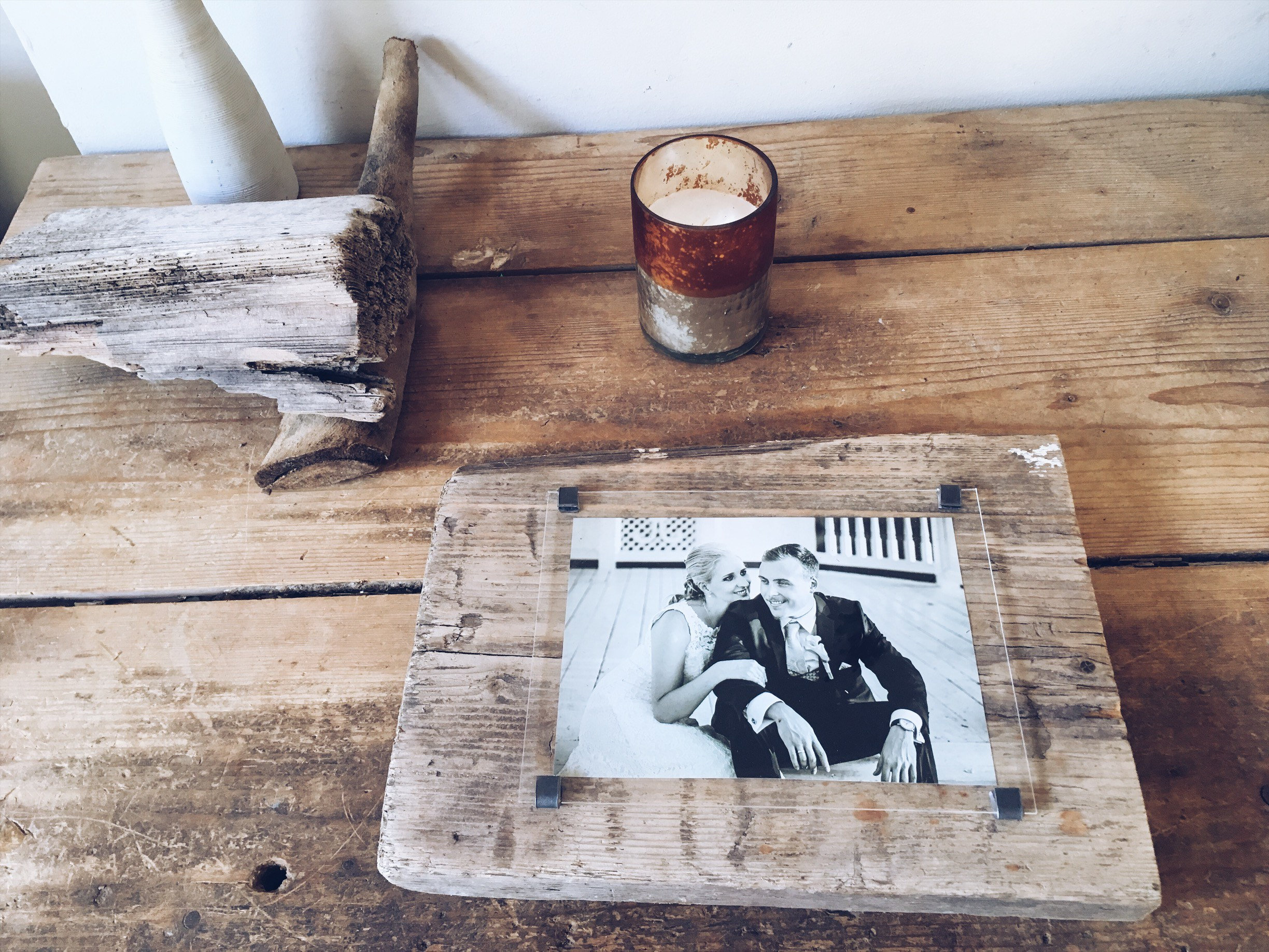 Wedding Photo Frames Unique Wedding Gift 5th Anniversary Driftwood ...