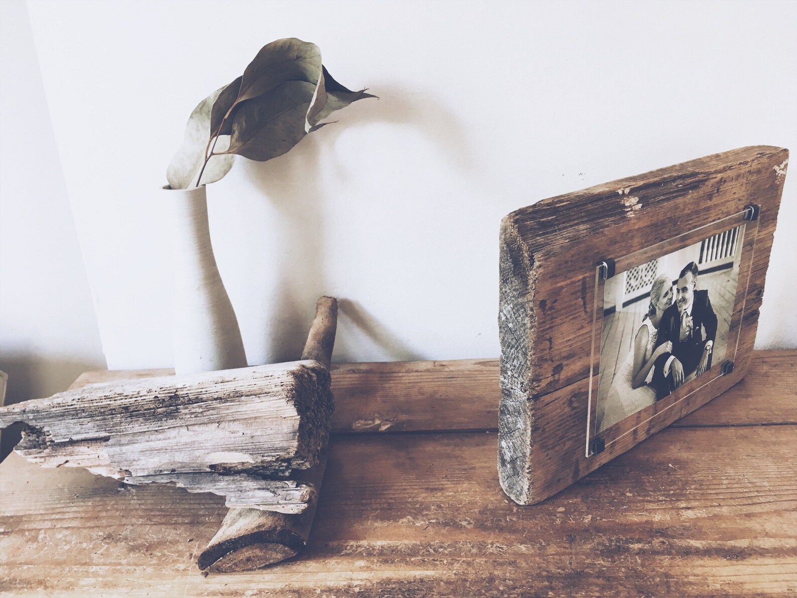 Wedding Photo Frames Unique Wedding Gift 5th Anniversary Driftwood ...