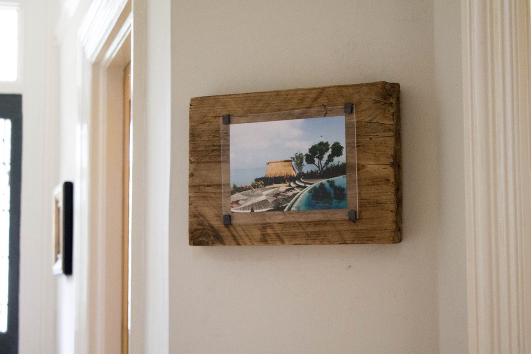 Reclaimed Wood Photo Frame - One of a Kind - Handmade Photo Frame ...