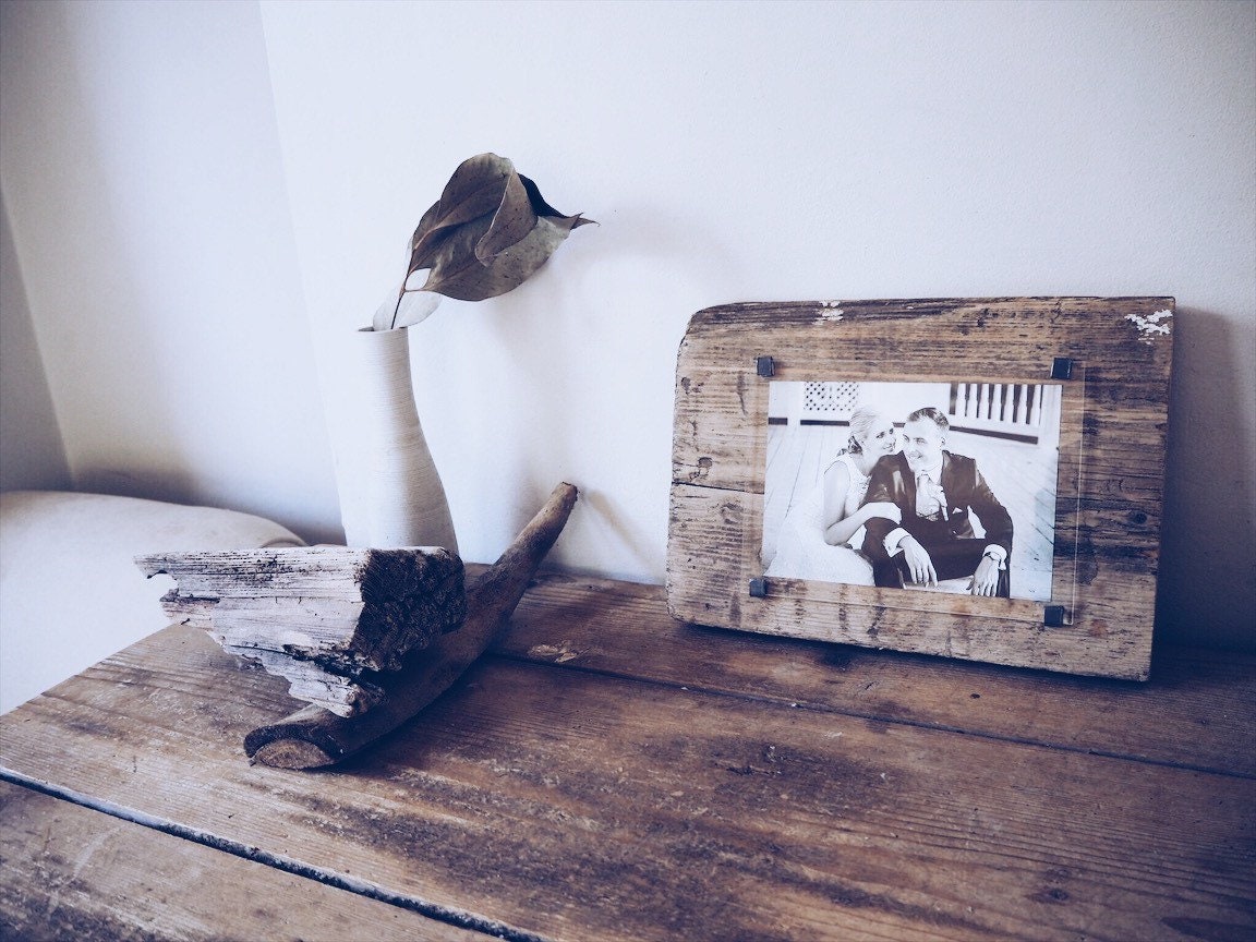 Wedding Photo Frames Unique Wedding Gift 5th Anniversary Driftwood ...
