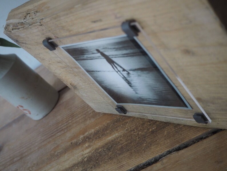 Reclaimed Wood Surf Photo Frame – Handmade Driftwood Decor - Etsy