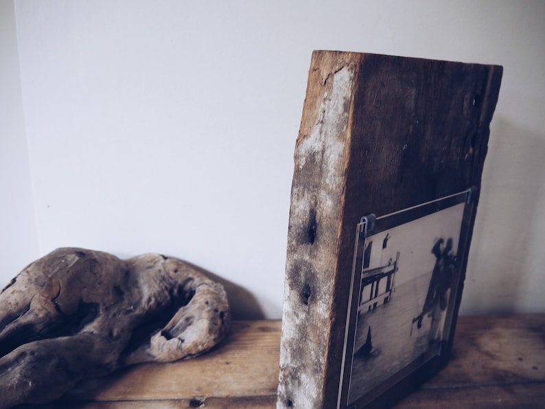 Handmade Reclaimed Wood Photo Frame – Unique Coastal Decor - Etsy