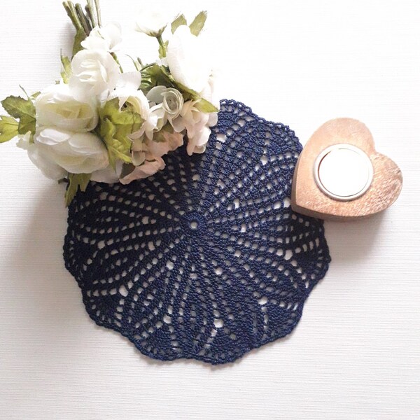 Blue Doilies - Etsy