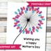 Mother's Day Fingerprint Art - Printable Template - Wishing You a Happy ...