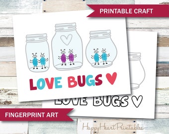 Thumb buggy loves you printable - Etsy.de