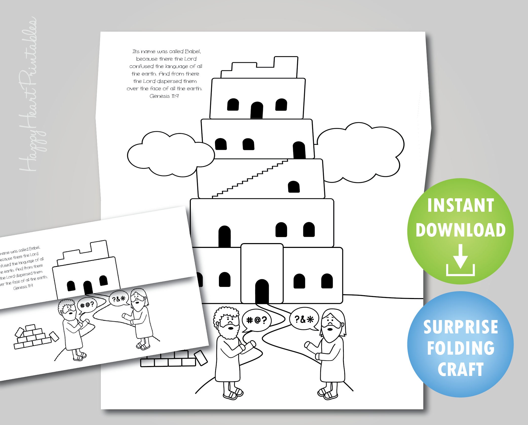 Torre De Babel Para Niños