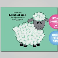 Lamb Craft Template | Farm Animal Activities | Easter Spring Paper Bag ...