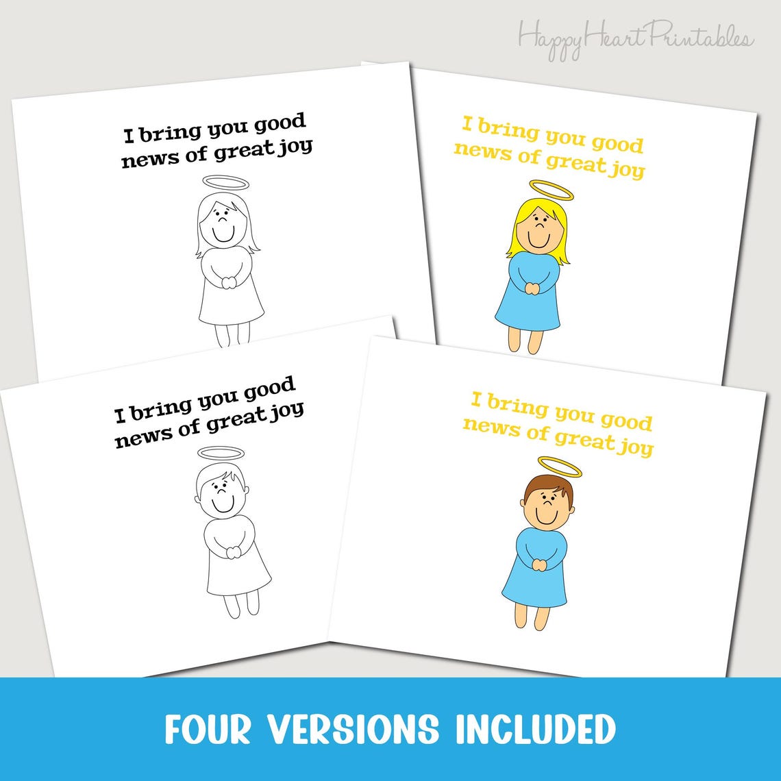 Handprint Angel Craft Printable Template - Christmas Handprint Art - Etsy