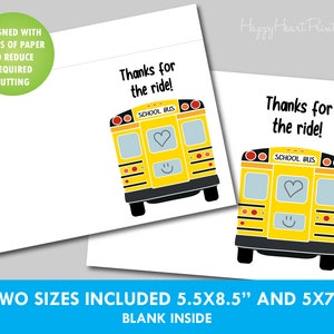 Bus Driver Appreciation Card - Etsy