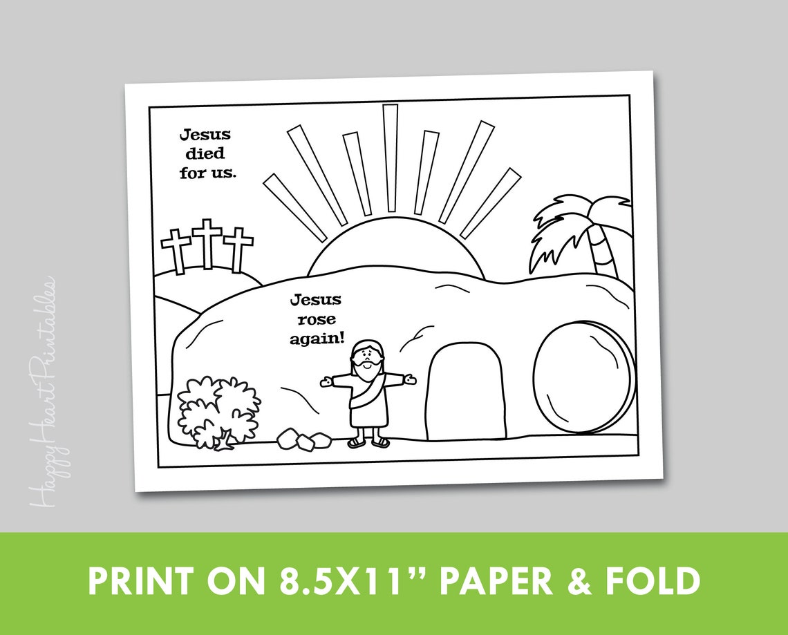 Easter Empty Tomb Folding Surprise Craft - Etsy