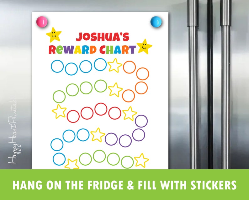 Printable Reward Chart - Etsy