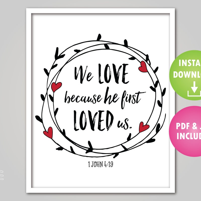 He First Loved Us - Etsy