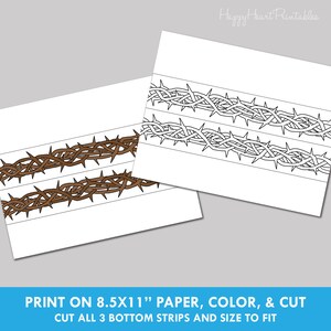 Printable Crown of Thorns - Etsy