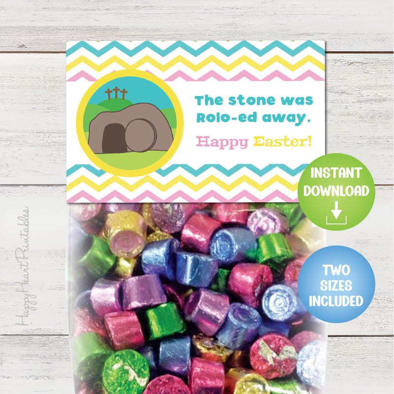 Easter Treat Box Sticker - Etsy