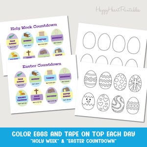 Holy Week Countdown - Christian Easter Countdown - Etsy