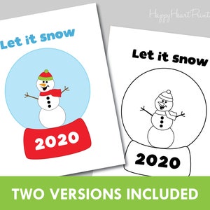 Snow Globe Fingerprint Craft Fingerprint Christmas Art | Etsy