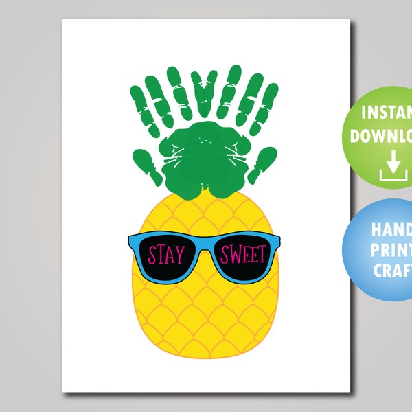 Pineapple Printable - Etsy