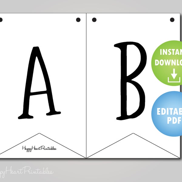 Printable Banner - Etsy