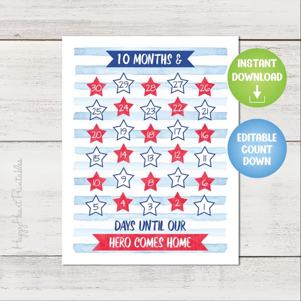 Deployment Countdown - Etsy